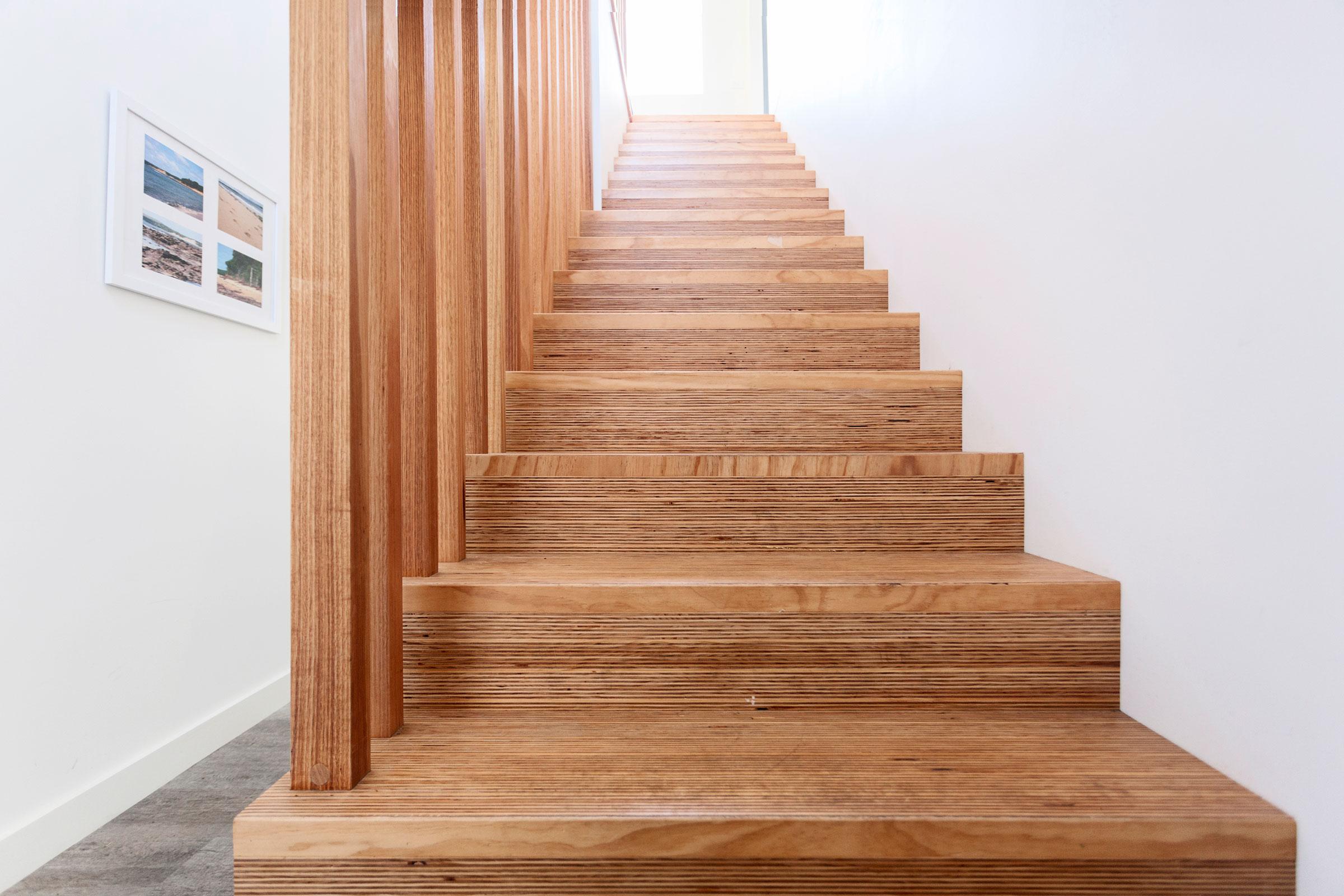 Plywood with concealed stringer | Just Stairs