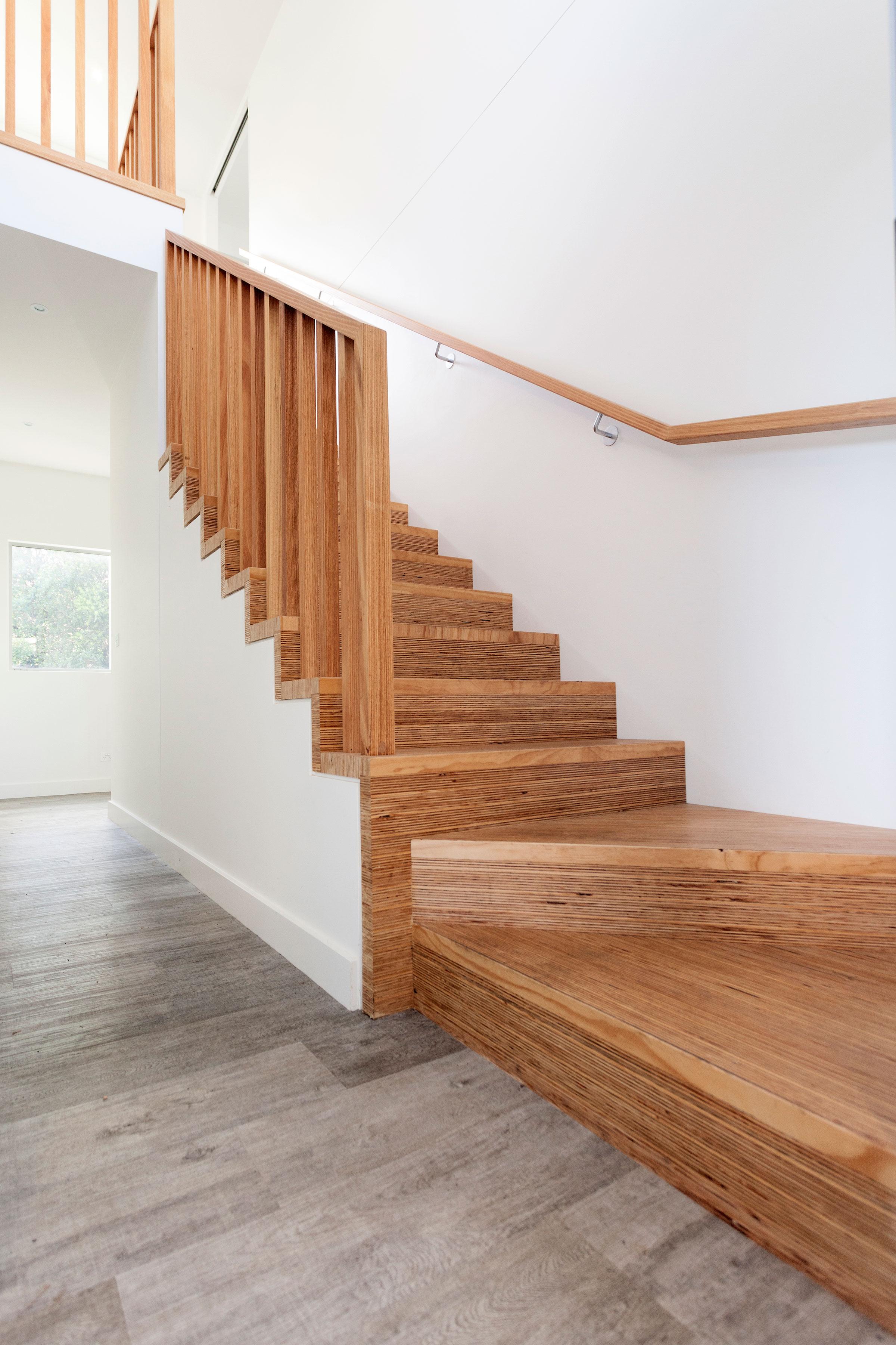 Plywood with concealed stringer | Just Stairs